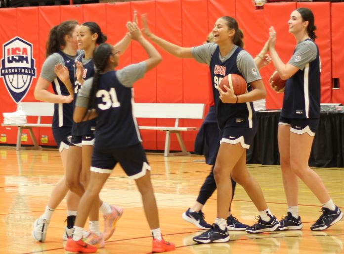 USA Womens U18 Trials - Sienna Betts - Hoopstracker